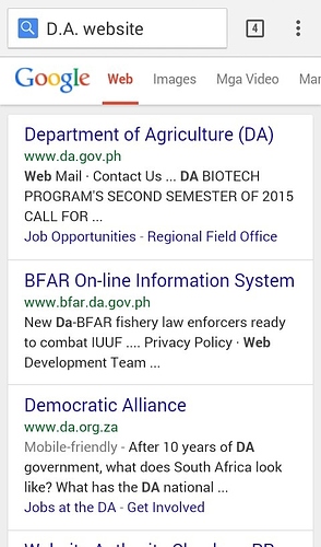 What does DA stand for? - Questions - Tapas Forum