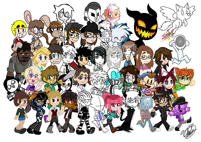 Tapastic Creator Mural completed! Check out your avatar! - Art | Comics ...