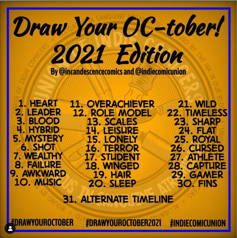 Alternatives to Inktober? - Off Topic - Tapas Forum