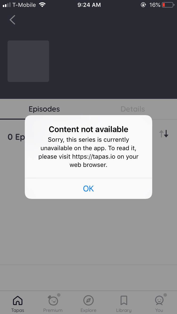 My comic is removed from tapa app? - Questions - Tapas Forum