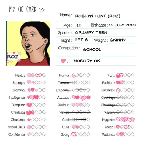 Character Cards - Art | Comics - Tapas Forum