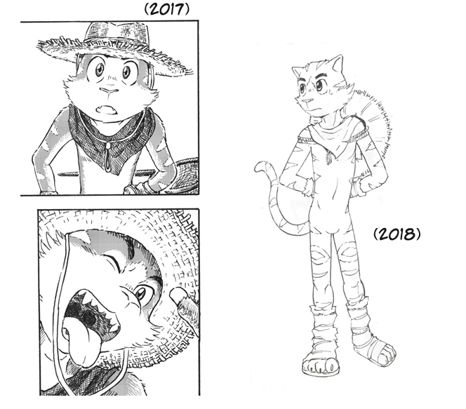Post your character design progression. (Before and After.) - Art ...