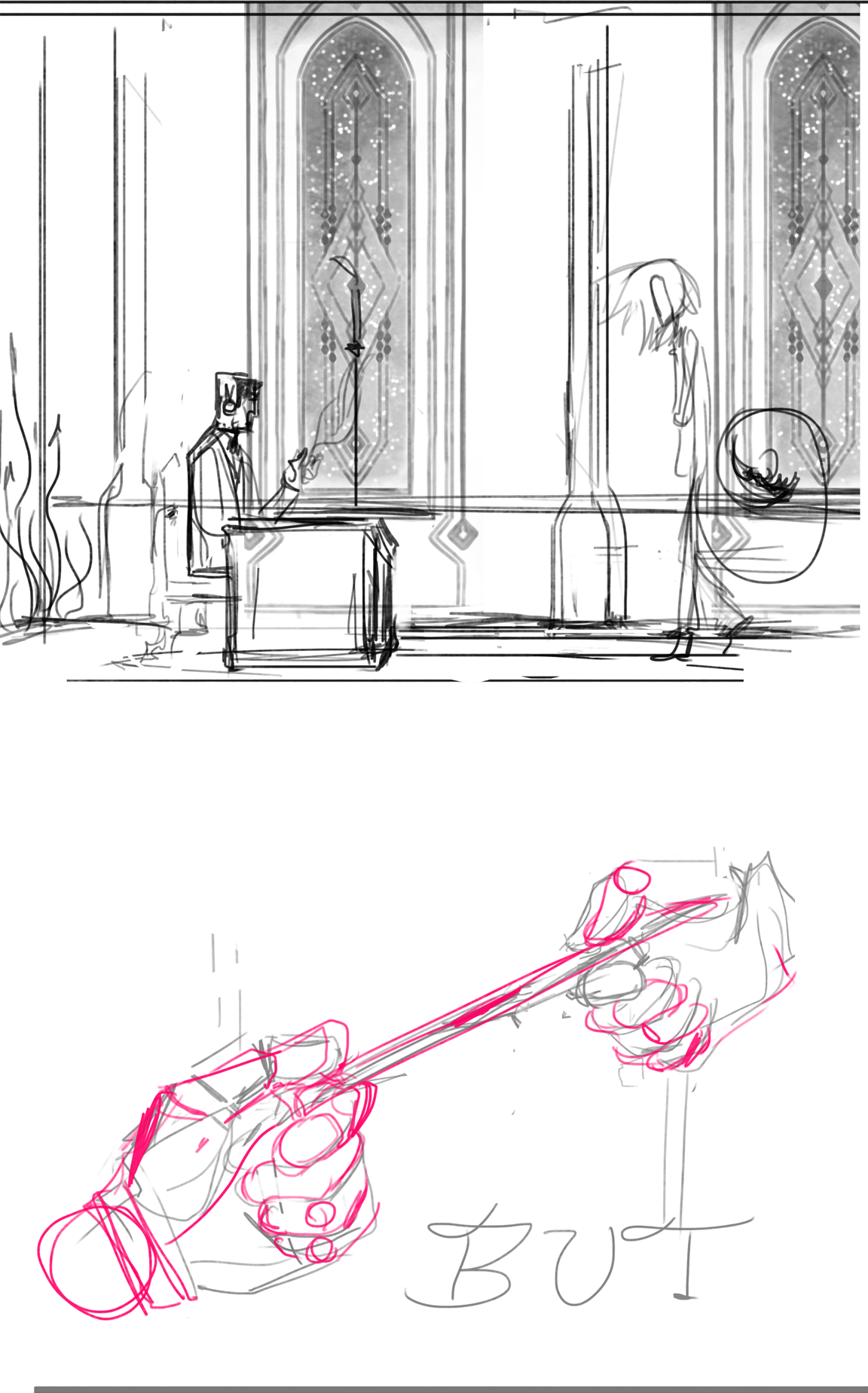 Show me one of your comic Drafts! :blep: - Art | Comics - Tapas Forum