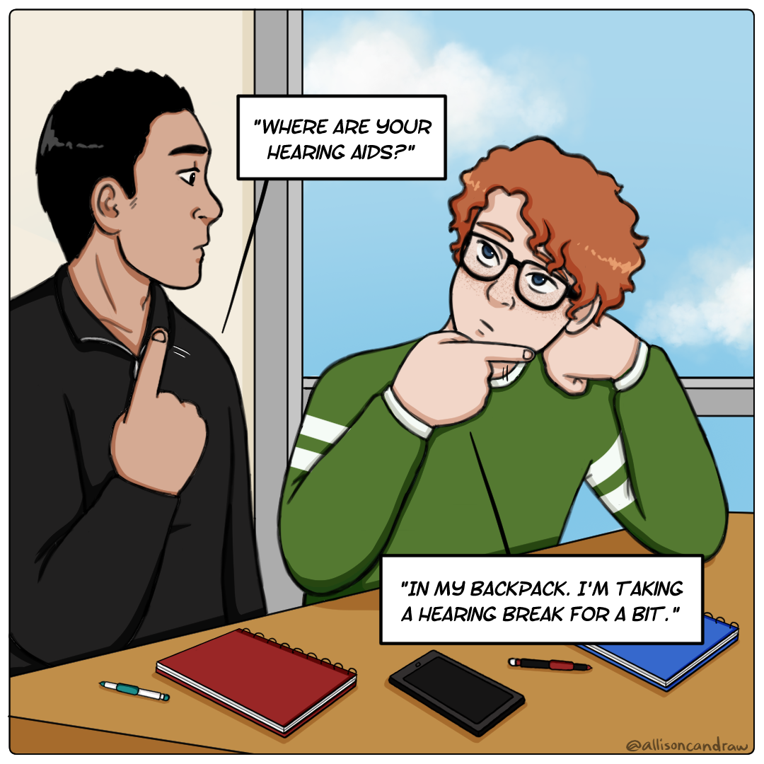 Slice of Life Comic with a Deaf MC: Read Signs Point to Bobbie ...