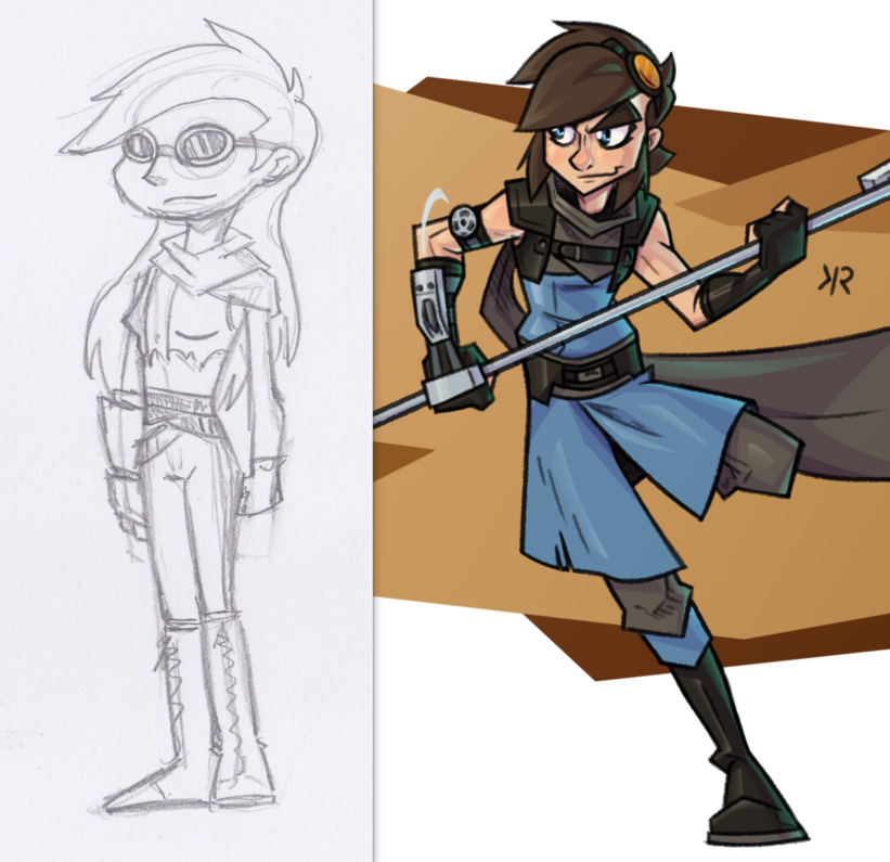 Promote your comic posting the first drawing of your OC and the latest ...