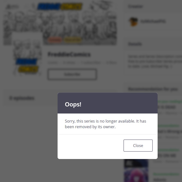 People cannot sub to my comic!? - Questions - Tapas Forum