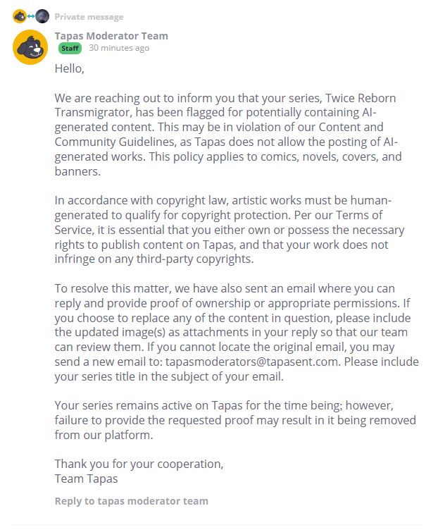 Is this legitimate? - Questions - Tapas Forum