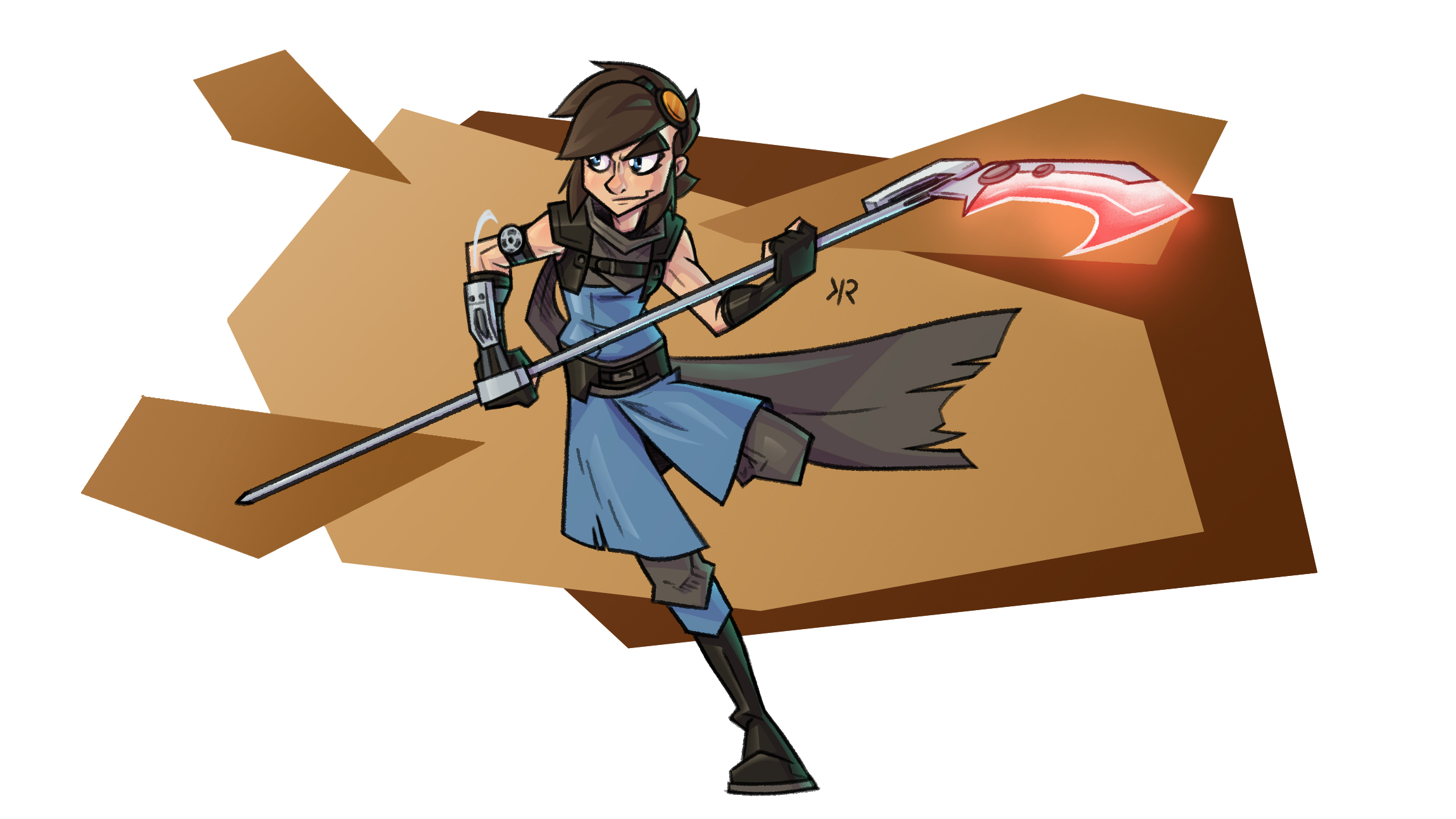 Looking to redraw your action/adventure female characters in my style ...