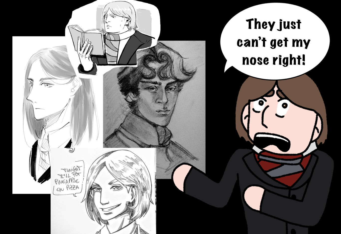 Post your most crazy/outlandish facial expression drawing of a ...